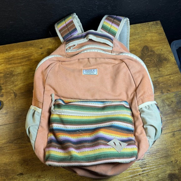 Hooey | Accessories | Hooey Recess Orange Striped Canvas Backpack Kids ...